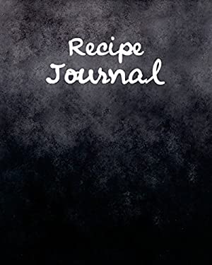Recipe Journal: (Recipe Journal Vol. A27) Glossy Cover, (Size 8" x 10 ...
