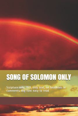 Song of Solomon Only : Scripture Only, YLT, Only Text, No Headlines or ...