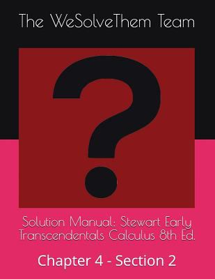 Solution Manual: Stewart Early Transcendentals Calculus 8th Ed ...