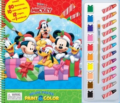Disney Mickey Xmas Deluxe Poster Paint & Color (Deluxe Poster and Paint ...