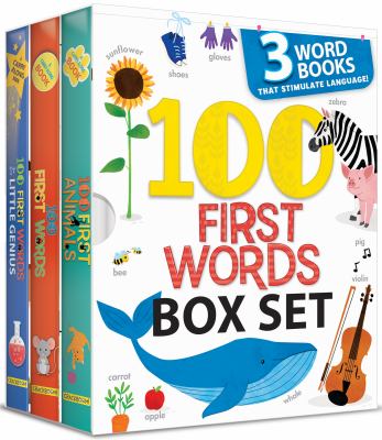 100 First Words Box Set : 3 Word Books That Stimulate Language (US ...