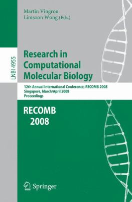 Research in Computational Molecular Biology : 12th Annual International ...