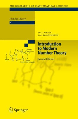 Introduction to Modern Number Theory : Fundamental Problems, Ideas and Theories book by Yu. I ...