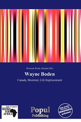 Wayne Boden book by Dewayne Rocky Aloysius: 9786138799832
