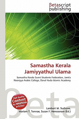 Samastha Kerala Jamiyyathul Ulama book by Lambert M. Surhone, Mariam T ...