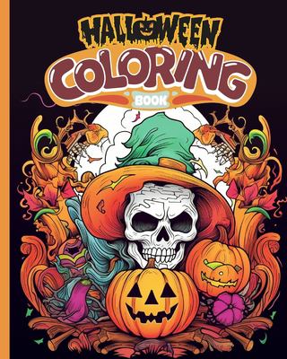 Halloween Coloring Book: Super Cute, Easy And Funny Halloween Coloring ...