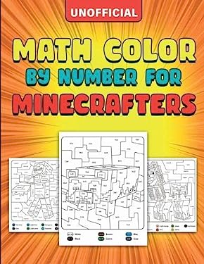 Math Color By Number For Minecrafters book: 9788293738909