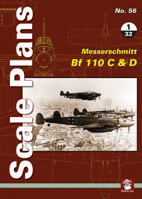 Messerschmitt Bf 110 C and D 1/32 book by Maciej Noszczak: 9788365958136