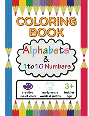 Coloring Book / Alphabets & 1 to 10 Numbers: Letters and numbers ...