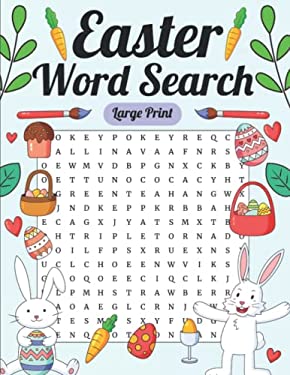 Large Print Easter Word Search: Easter Word Find Puzzle Activity Book ...