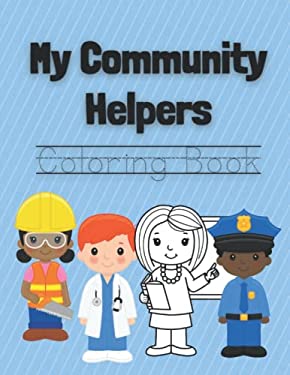 My Community Helpers Coloring Book: Children's book, Learning Titles ...