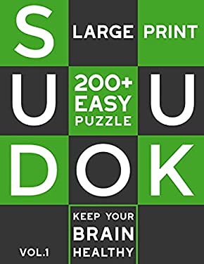 Large Print Sudoku for Seniors & Adults: 200 Easy Sudoku Puzzles to ...