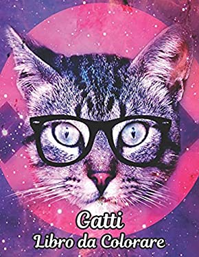 Libro da Colorare Gatti: Libro da Colorare per Adulti 50 Disegni di ...