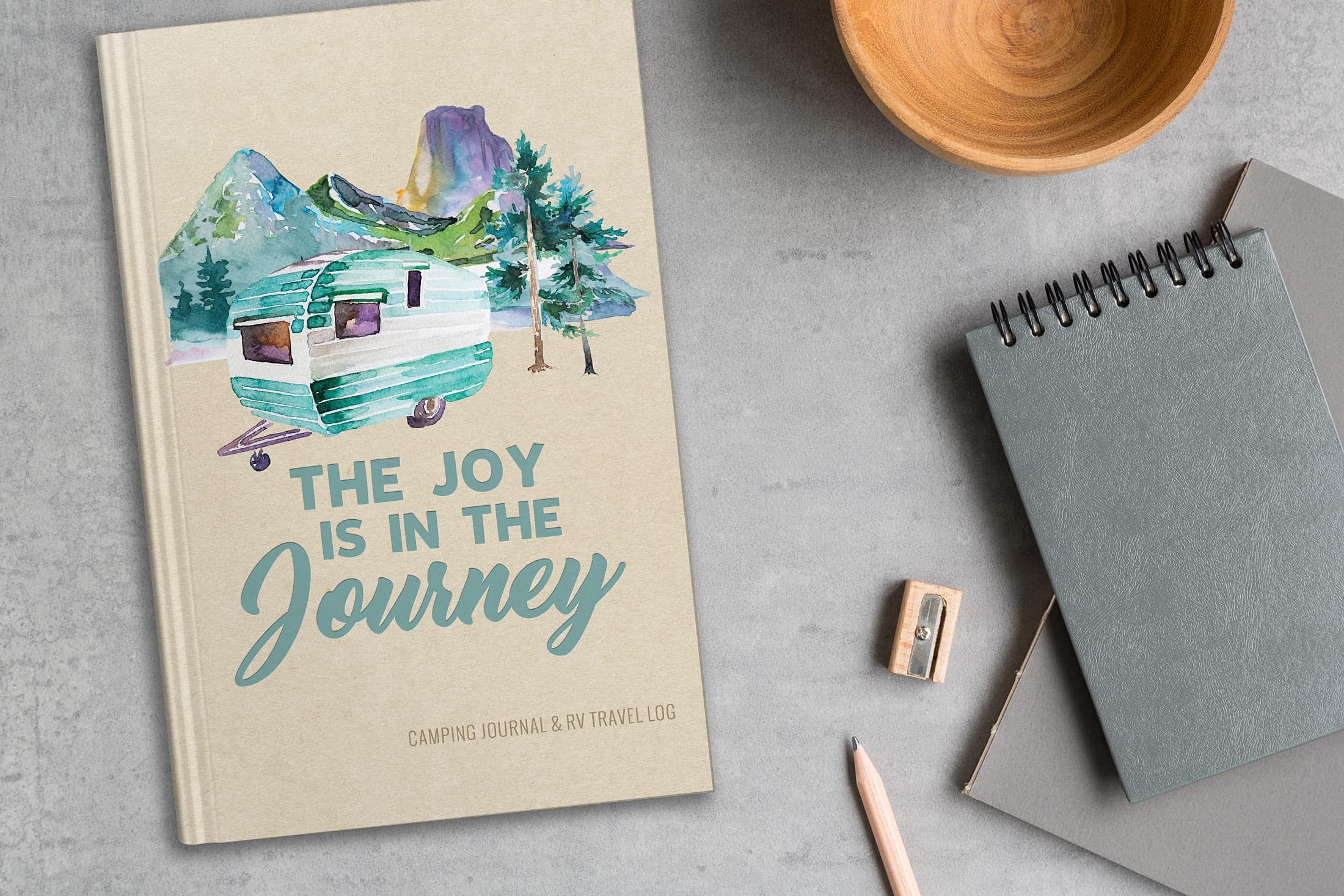 Camping Journal and RV Travel Logbook : Road Trip Caravan Travel ...