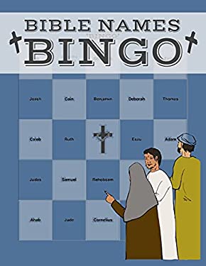 Bible Names Bingo Game Book: Youth Group Sunday School Church Group ...
