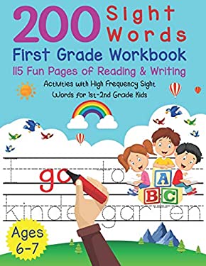 200 Sight Words First Grade Workbook : First Grade Workbook 115 Fun ...