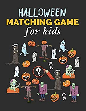 Halloween Matching Game For Kids: Activity Books For Kindergarteners ...