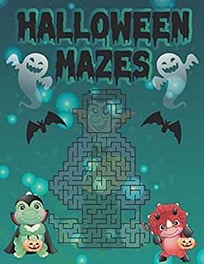 Halloween Mazes : Unique Simple Fun and Scary Activity Maze Book ...