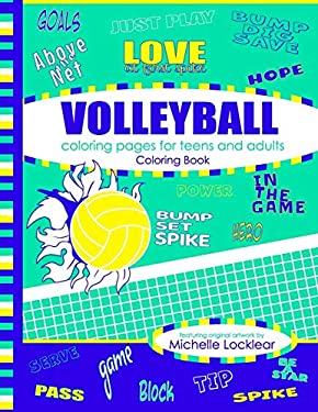 Volleyball Coloring Pages for Teens and Adults Coloring Book book by ...