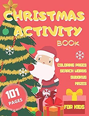 Christmas Activity Book: Coloring Pages with Search Words Sudokus and ...
