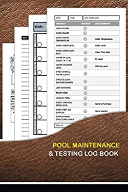 Pool Maintenance and Testing Log Book : Water Chemistry and Maintenance ...
