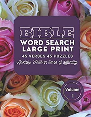 Bible Word Search Large Print 45 Verses 45 Puzzles Volume 1 : Puzzle ...