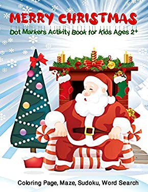 Christmas Coloring and Activity Book : Coloring Page, Maze, Sudoku ...