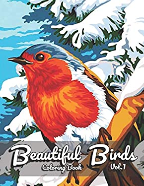 Beautiful Birds Coloring Book : For Adult Featuring Relaxing Birds Like ...