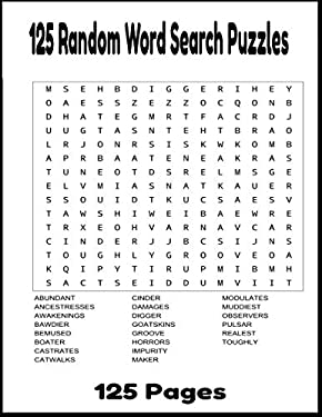 125 Random Word Search Puzzles : Random Word Search Puzzles 125 Pages ...