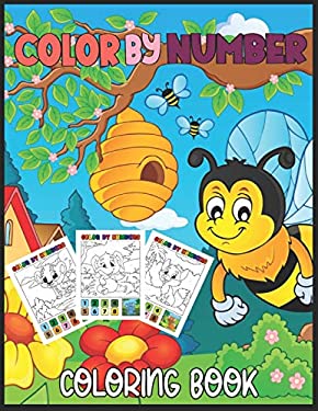 Color by number coloring book: 50 Unique Color By Number Design for ...