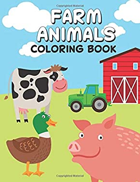 Farm Animals Coloring Book: Children's Coloring Book: Farm Animals book ...
