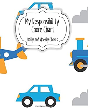 My Responsibility Chore Chart: Daily and Weekly Chores for Children ...