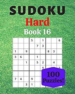 Sudoku Hard Book 16: 100 Sudoku for Adults | Large Print | Hard ...