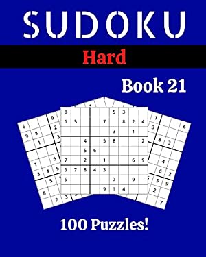 Sudoku Hard Book 21: 100 Sudoku for Adults | Large Print | Hard ...