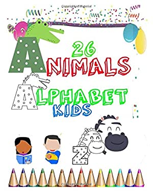 26 animals alphabet kids: Simple 26 ALPHABET ANIMALS COLORING FOR Kids ...