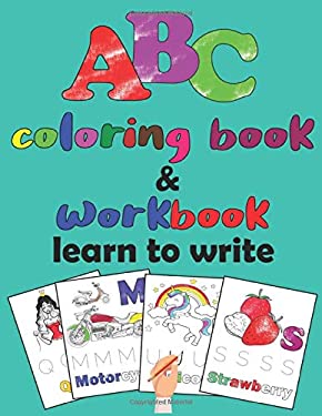 ABC Coloring Book and Workbook : High-Quality Black and White Alphabet ...