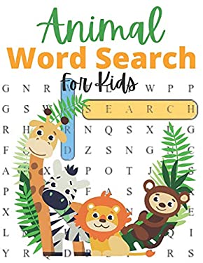 Animal Word Search For Kids: 50 Fun Word Search Puzzles for Kids with ...