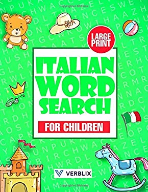Italian Word Search for Children : Large Print Italian Activity Book ...