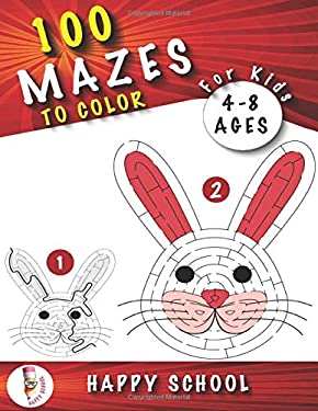Mazes for Kids Ages 4-8 : Workbook for Games, Coloring Book, Puzzles ...