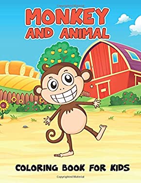 Monkey And Animal Coloring Book For Kids: Kids Coloring Books, Animal ...
