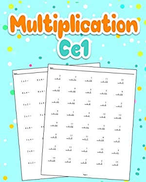 Multiplication CE1: Cahier d'exercices Mathématiques Pour Apprendre Le ...