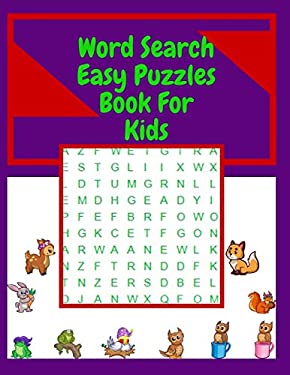 Word Search Easy Puzzles Book For Kids: 100 pages,First Kids Word ...