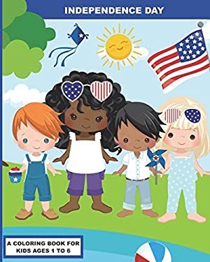 Independence Day: A Coloring Book for Preschoolers copy: 9798655972230