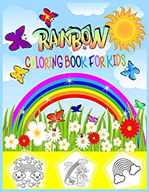 Rainbow Coloring Book For Kids: Rainbow Themed Coloring Book For Kids ...