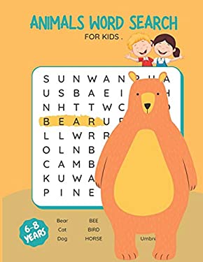 Animals Word Search Books for Kids 6-8 Years: Fun and Educational Word ...