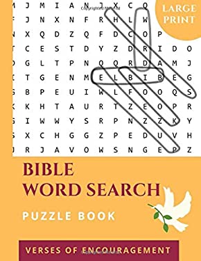 Bible Word Search Puzzle Book (Large Print): Verses of Encouragement ...