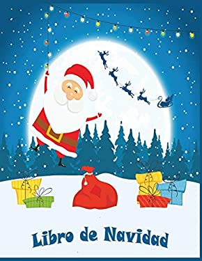 Libro de Navidad : Libro de Colorear de Navidad para niños 50 Divertidas Imágenes para Colorear ...