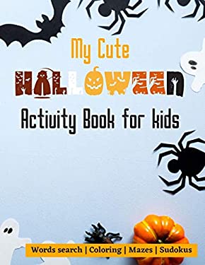 My cute halloween activity book for kids: Words search | Colouring ...
