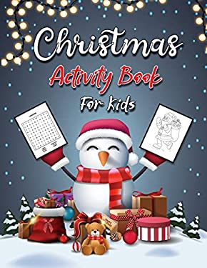 Christmas Activity Book for Kids: A Fun Kid Workbook Game For Learning ...