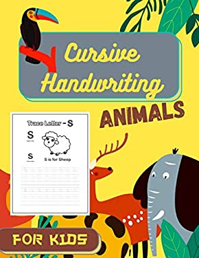 Cursive Handwriting Animals for Kids: Cursive letter tracing book ...